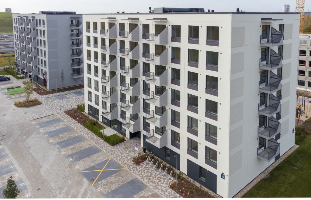 Daupro | Railings for balconies and stairs in YIT project Silvas Nami